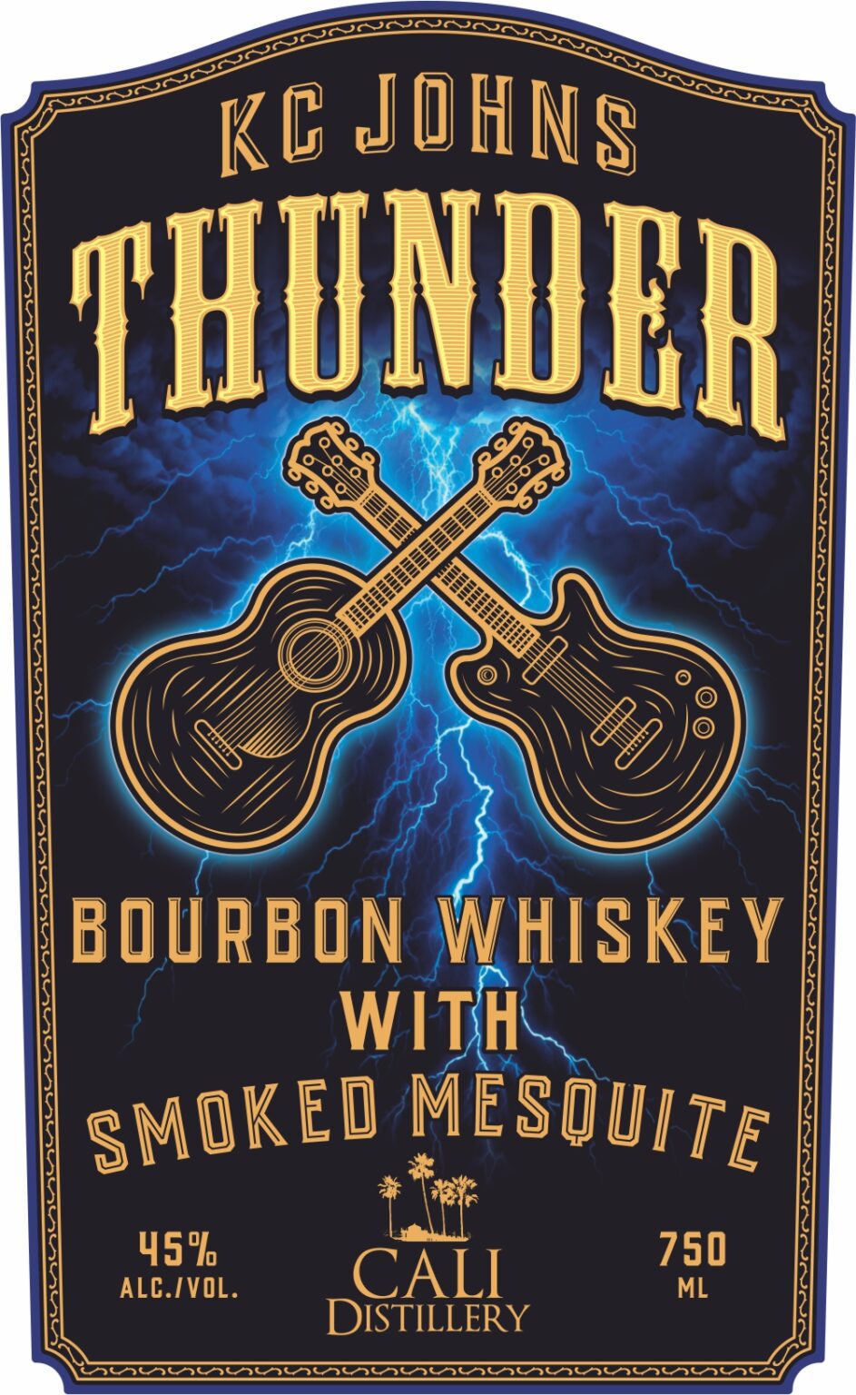 Thunder Bourbon with Smoked Mesquite – Cali Distillery